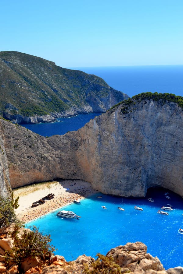 Navagio editorial image. Image of shipwreck, rocks, navagio - 103123585