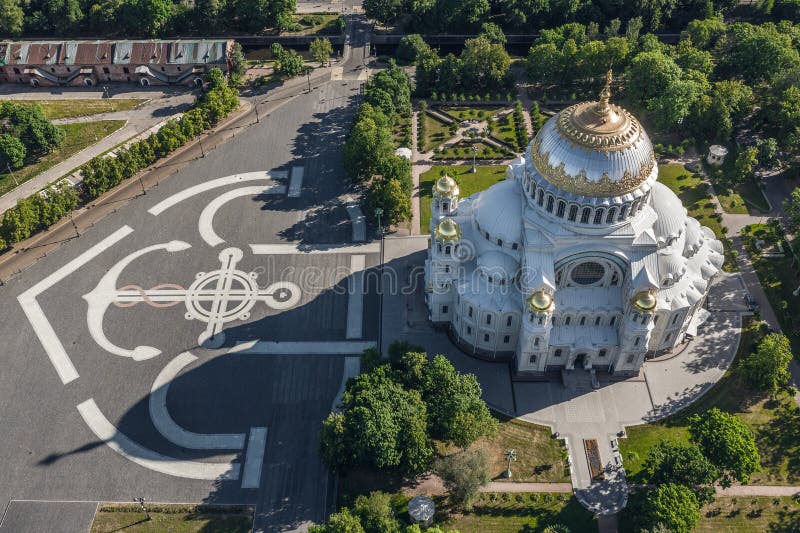 Naval Cathedral of St. Nicholas Stock Photo - Image of culture ...