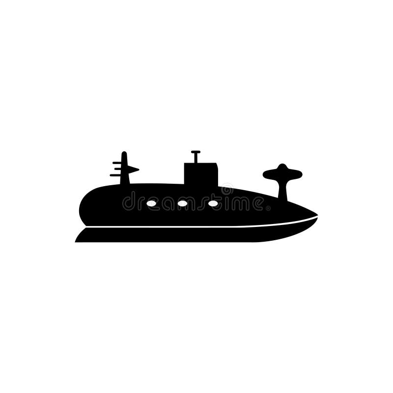 Naval craft icon stock vector. Illustration of undersea - 303391603