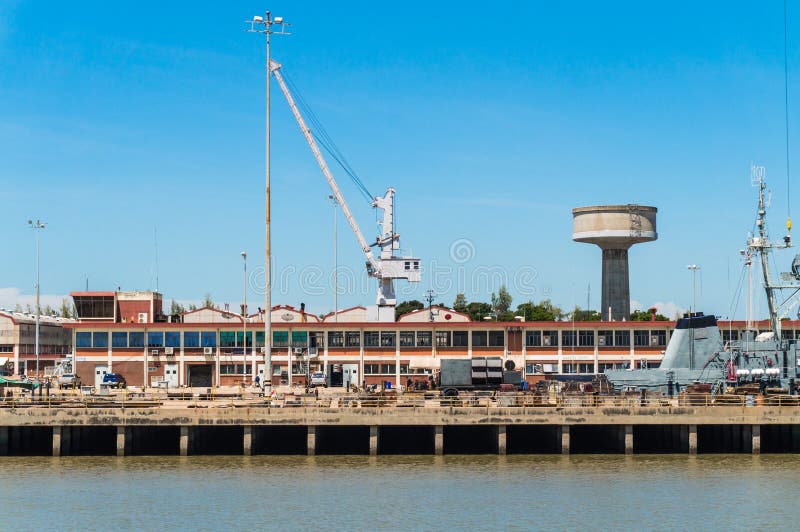 Naval dockyard stock photo. Image of business, water - 58158440