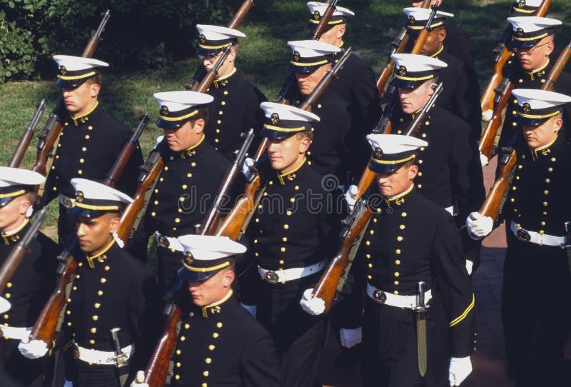 Naval Dress Parade editorial stock image. Image of marching - 23147754