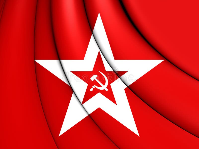 Naval Jack of the Soviet Union Stock Illustration - Illustration of ...