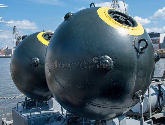 Naval mine stock photo. Image of aircraft, navy, torpedo - 32721674
