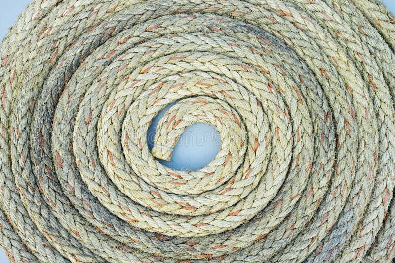 Strong Circular Rope Pattern Stock Image - Image of circular, together ...