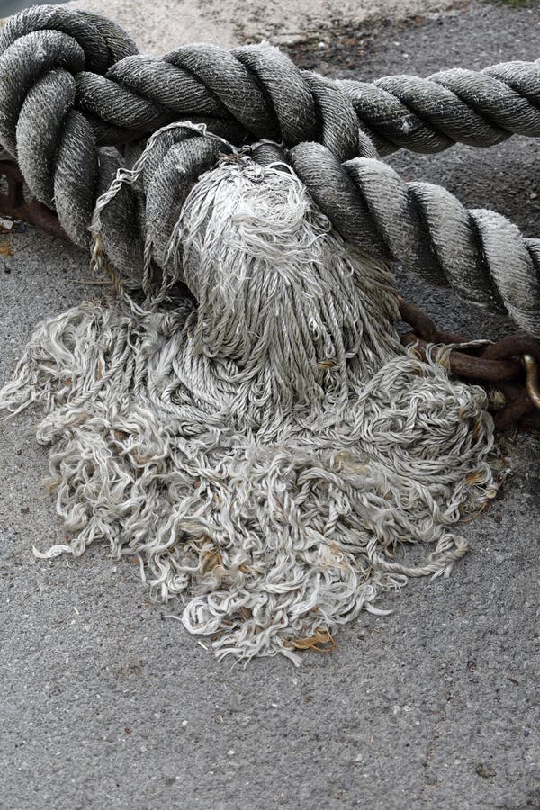 Naval ropes stock photo. Image of black, metal, iron - 91049816