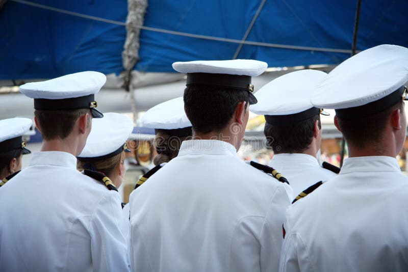 Sailors Saluting editorial image. Image of class, tradition - 26887930
