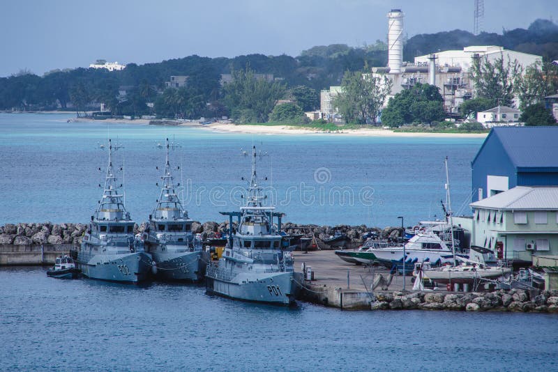 Three Caribbean Coast Guard Ships Editorial Photography - Image of ...