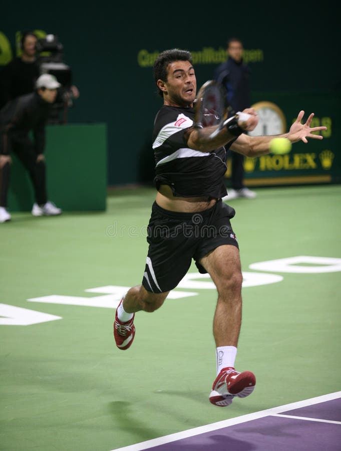 Navarro at the Doha Open editorial photo. Image of tournament - 7647696