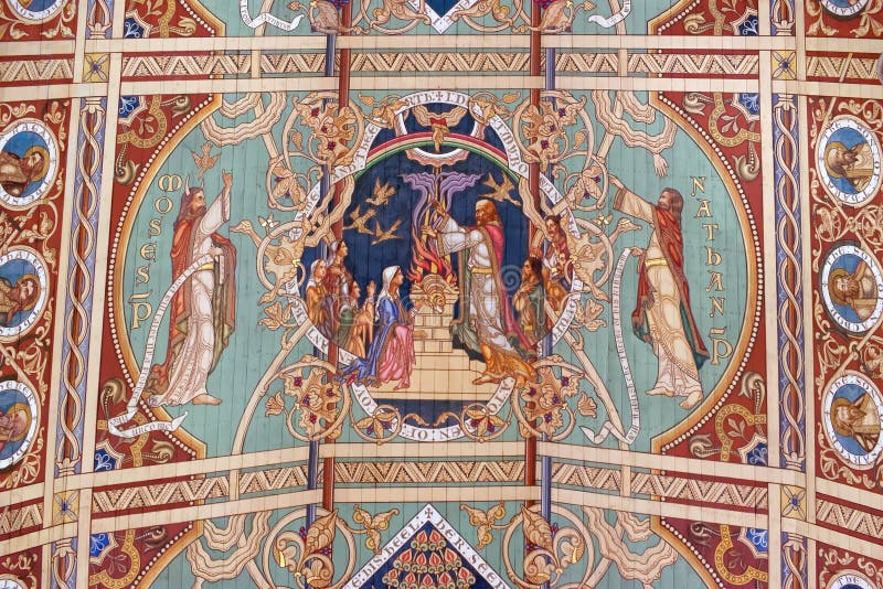 Nave Ceiling of Ely Cathedral, Ely, England Editorial Photo - Image of ...