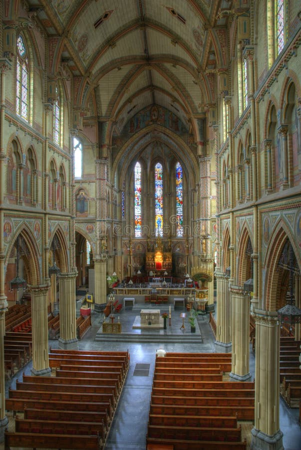 Navata della chiesa fotografia stock. Immagine di altare - 3485766