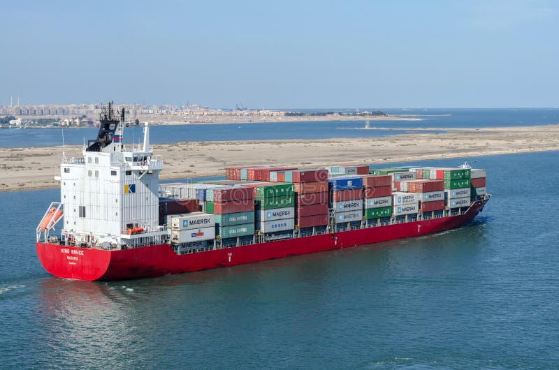 Nave portacontainer fotografia editoriale. Immagine di scialuppa - 82222537