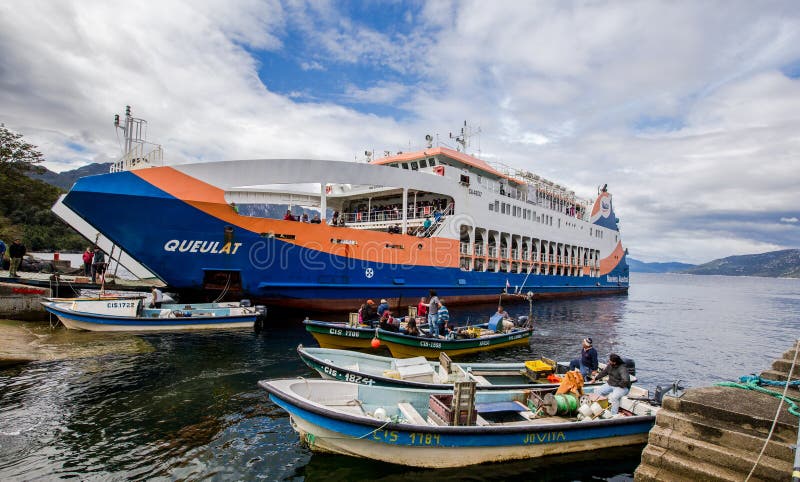 Naviera Austral editorial image. Image of transportation - 91551645