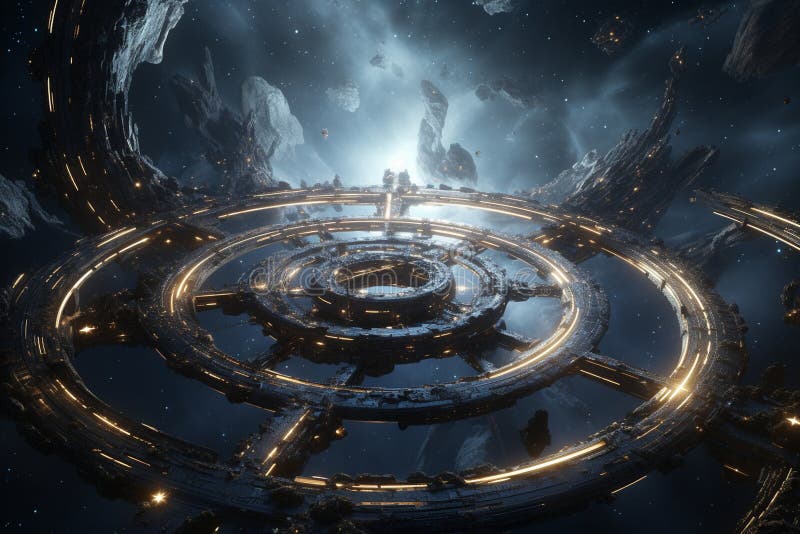 Navigate through a Cosmic Labyrinth Where Agile Stock Illustration ...