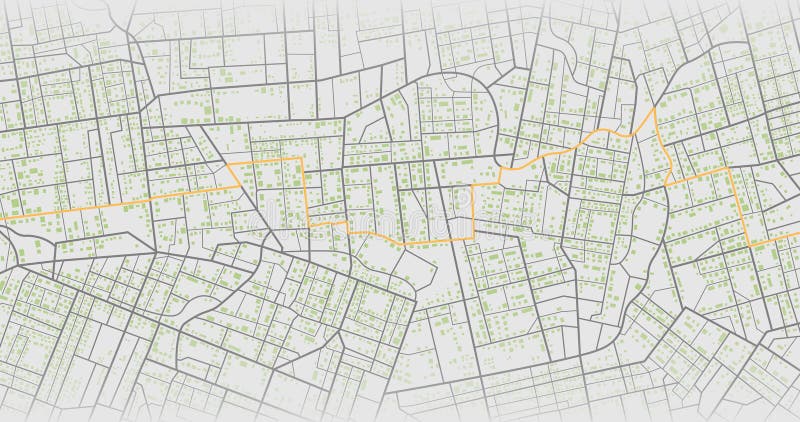 Navigate Mapping Technology for Distance Data, Path Turns. Abstract Map ...