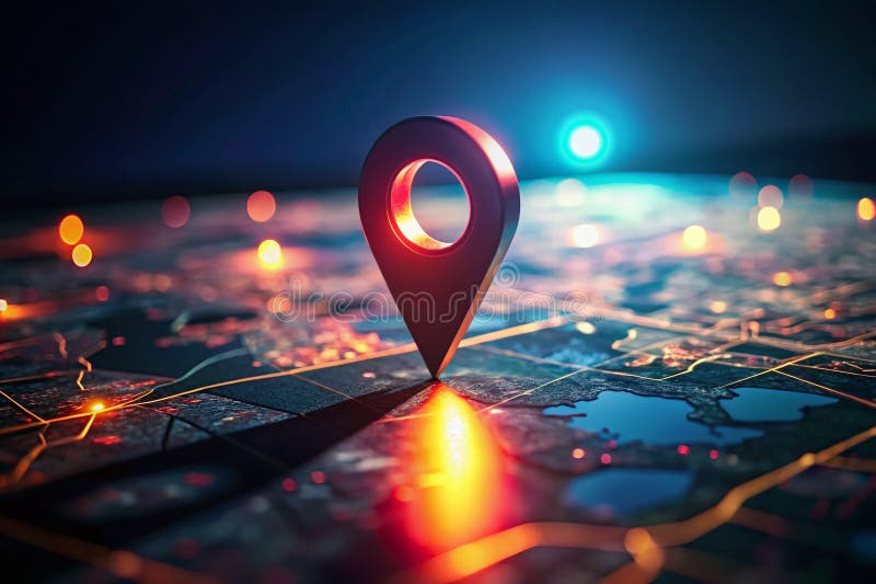 Illuminating the Path a Glowing Navigation Pointer in a Dark Night ...