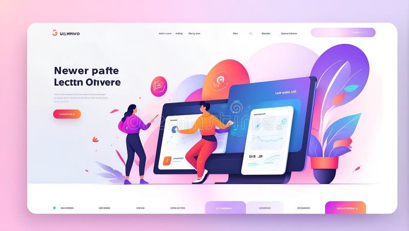 VectorVortex: Navigating Excellence in UI UX. AI Generate Stock ...