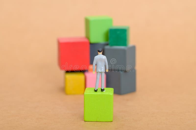 Navigating Challenges: the Lone Leader on a Strategic Path Stock ...