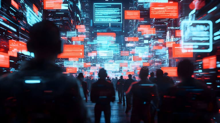 Navigating the Digital Future, a Crowd Immersed in Virtual Reality ...