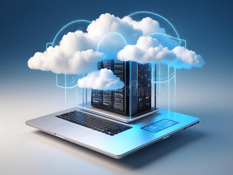 Navigating the Digital Storage Landscape Stock Illustration ... Navigating the Digital Storage Landscape Stock Illustration ...