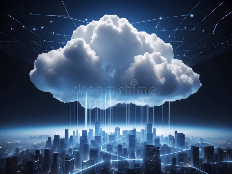 Navigating the Digital Storage Landscape Stock Illustration ... Navigating the Digital Storage Landscape Stock Illustration ...