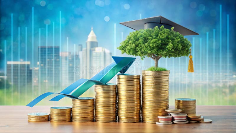 Maximizing Your Financial Future a Double Exposure of Graduation and ...