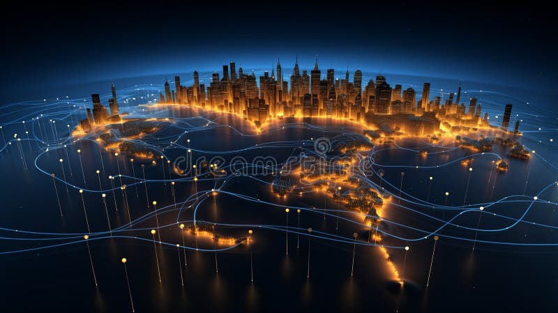 Navigating the Flow of Information in the Online Landscape Stock ...