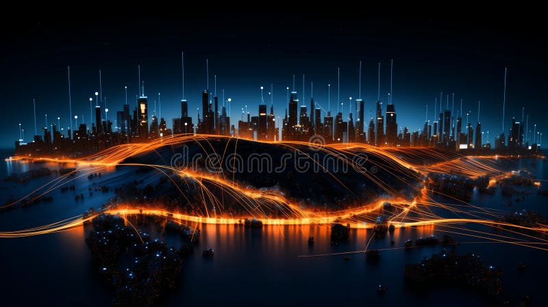 Navigating the Flow of Information in the Online Landscape Stock ...