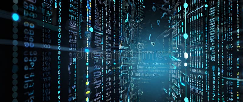 Navigating the Future of Business Stock Illustration - Illustration of artificial, information ...