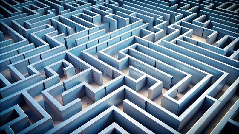 Navigating the Labyrinth of Mental Distress AI Generated Stock ...