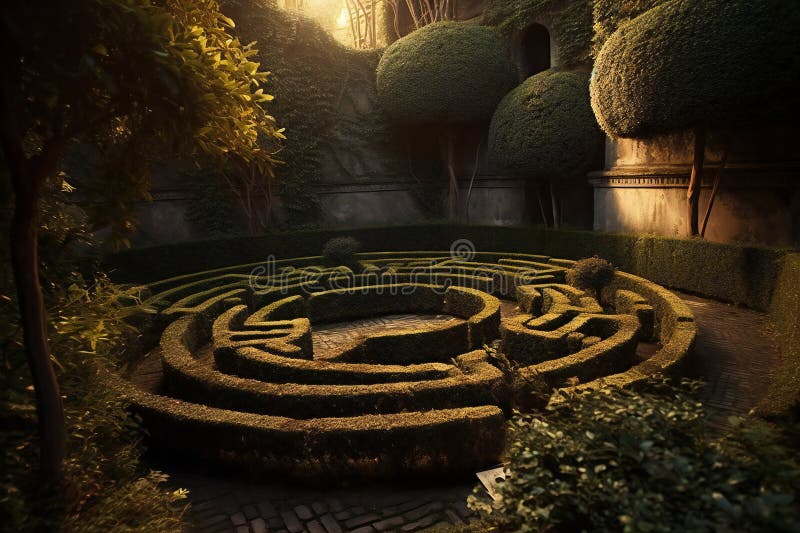 Navigating the Labyrinth of Success (AI Generated) Stock Illustration ... Navigating the Labyrinth of Success (AI Generated) Stock Illustration ...
