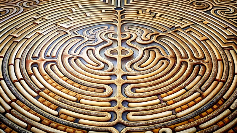 Navigating the Maze a Visual Representation of Lifes Winding Paths and ...