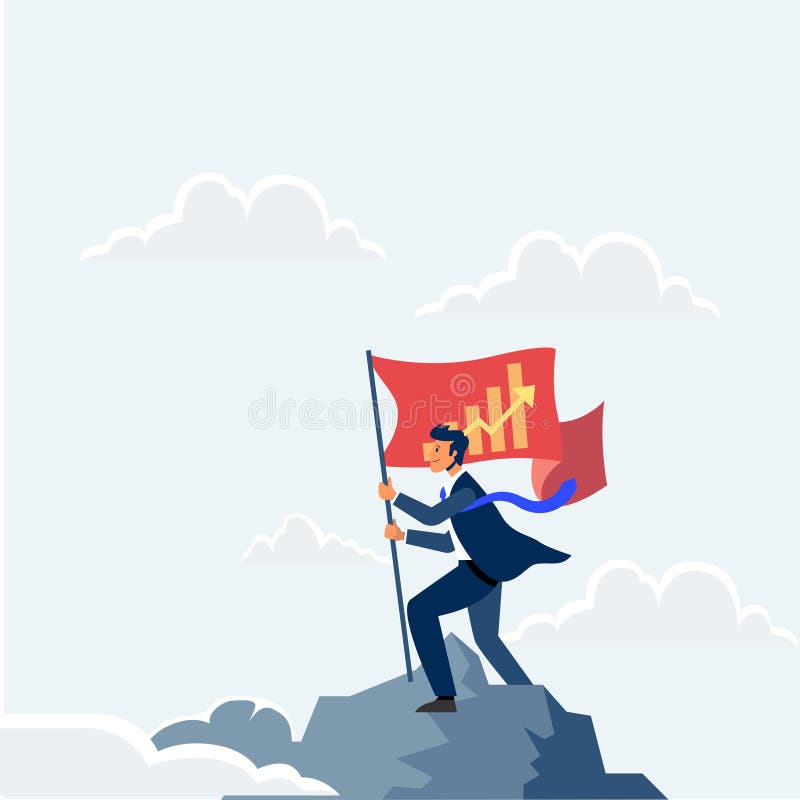 Navigating the Path To Success Coaching Illustrated Stock Vector ...