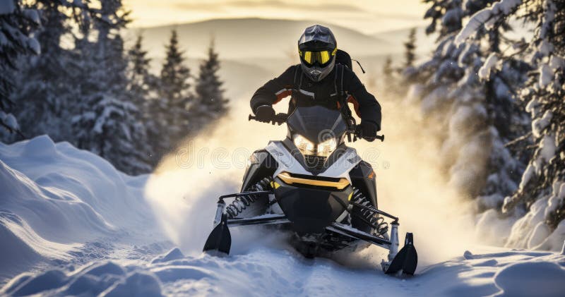 Navigating through Snow-Clad Landscapes on an Adventurous Snowmobiling ...
