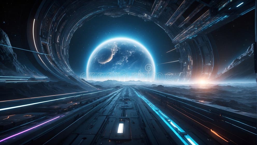 Navigating Tomorrow S Frontiers: QuantumQuotient S DataEclipse Odyssey. AI Generate Stock ...