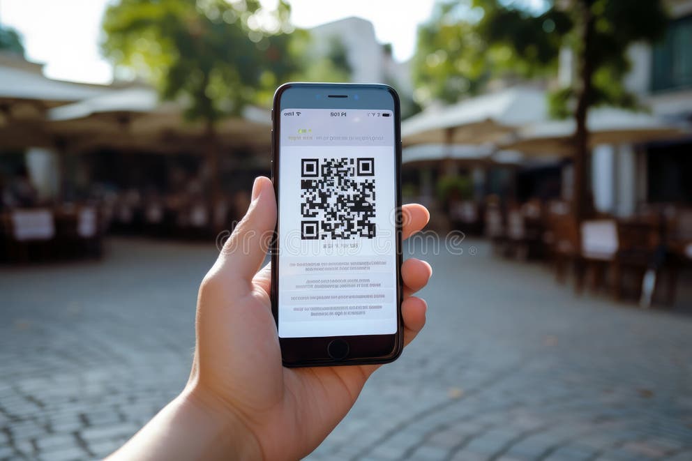 Navigating the World on Mobile Phone through QR Code Scanning. AI ...