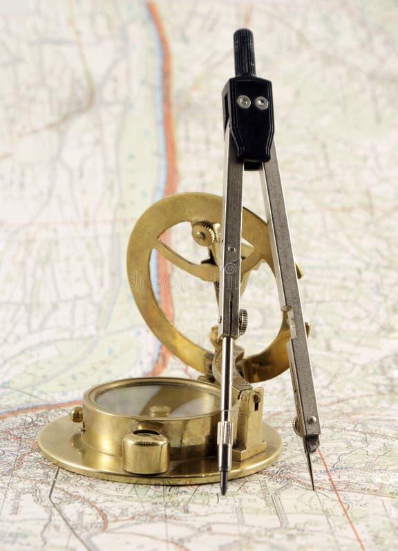 Navigation stock image. Image of compass, isolated, explore - 8730793