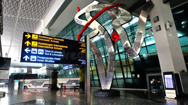 The Navigation Board at Airport Editorial Photo - Image of building ...