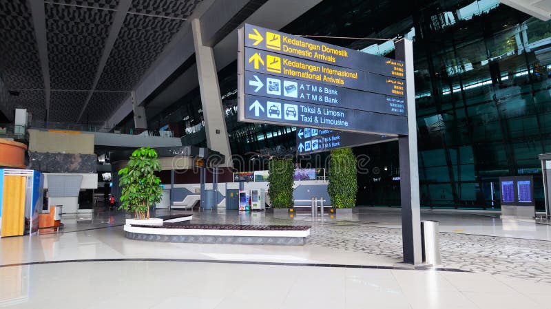 The Navigation Board at Airport Editorial Stock Photo - Image of board ...