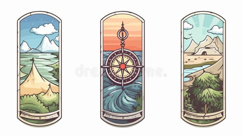 Navigation Bookmark Vector Symbol - Location Pin Icon Illustration ...