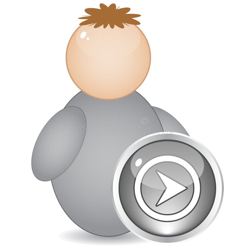 Navigation button stock vector. Illustration of icon - 12950174