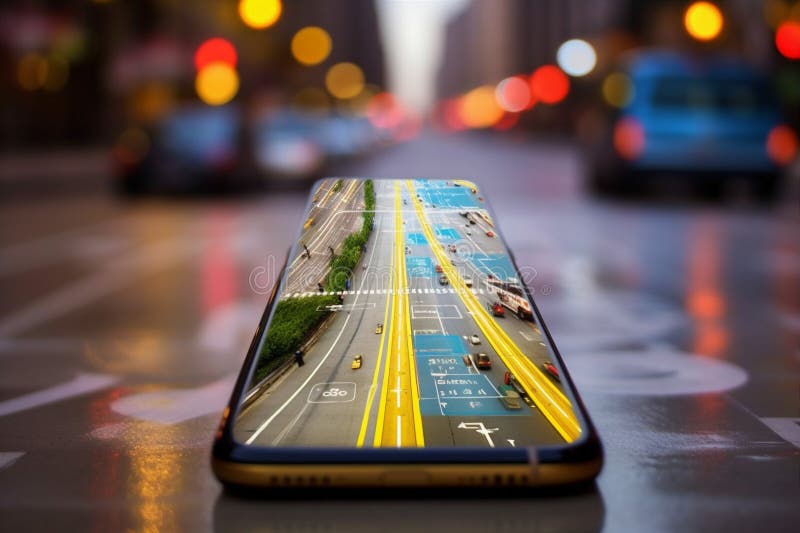 Mobile Gps Navigation Map Direction Travel Location Position Point ...