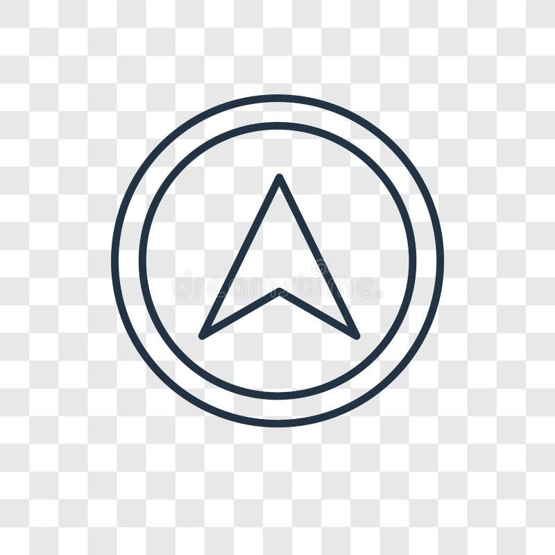Navigation Icon Vector Isolated On White Background, Logo Concept Of ...