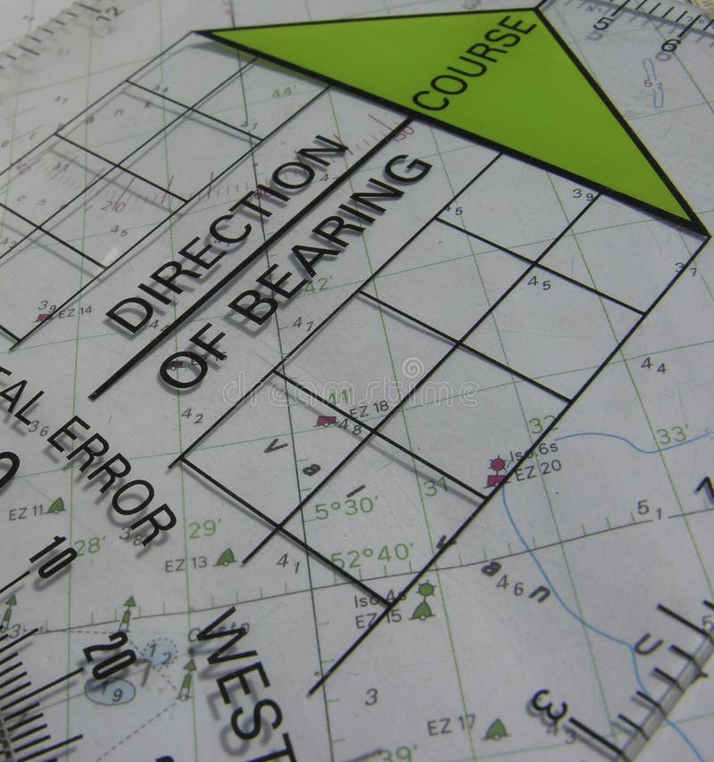 Navigation course stock photo. Image of drawing, chart - 129300