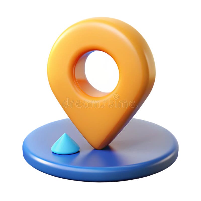 Navigation 3D Icons Representing Digital GPS and Interactive Map ...