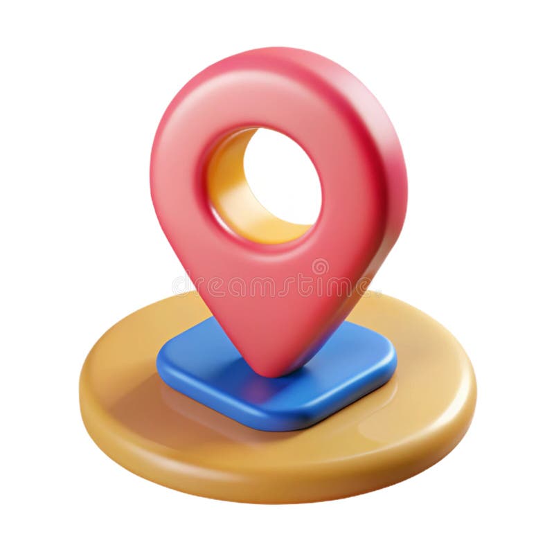 Navigation 3D Icons Representing Digital GPS and Interactive Map ...