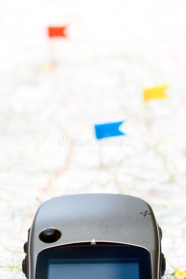 Navigation with GPS Concept Stock Photo - Image of point, adventure ...