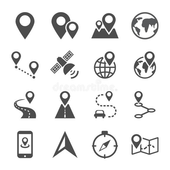 Phone Navigation Map Icon Stock Illustrations – 32,217 Phone Navigation ...