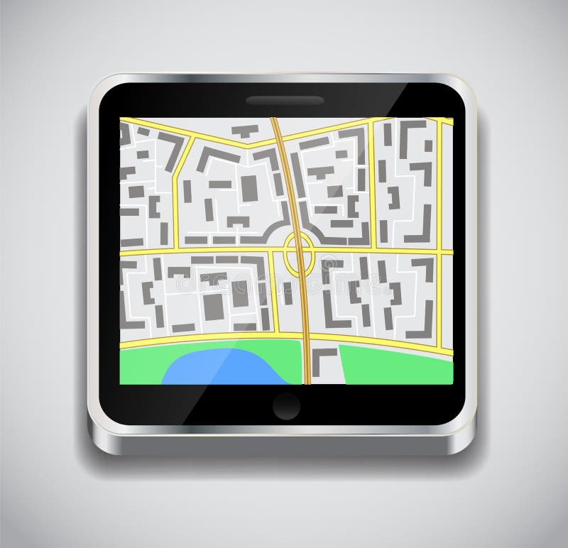 Navigation icon stock vector. Illustration of design - 37275605