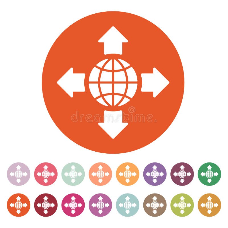 The Navigation Icon. Location Symbol Stock Vector - Illustration of ...