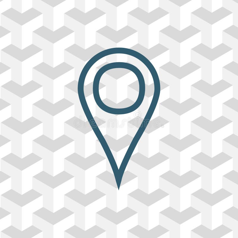 Navigation Icon Stock Vector Illustration Flat Design Stock Vector ...